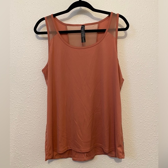 RBX | Tops | Rbx Active Tank Top Peach Orange Color With Cross Cross ...